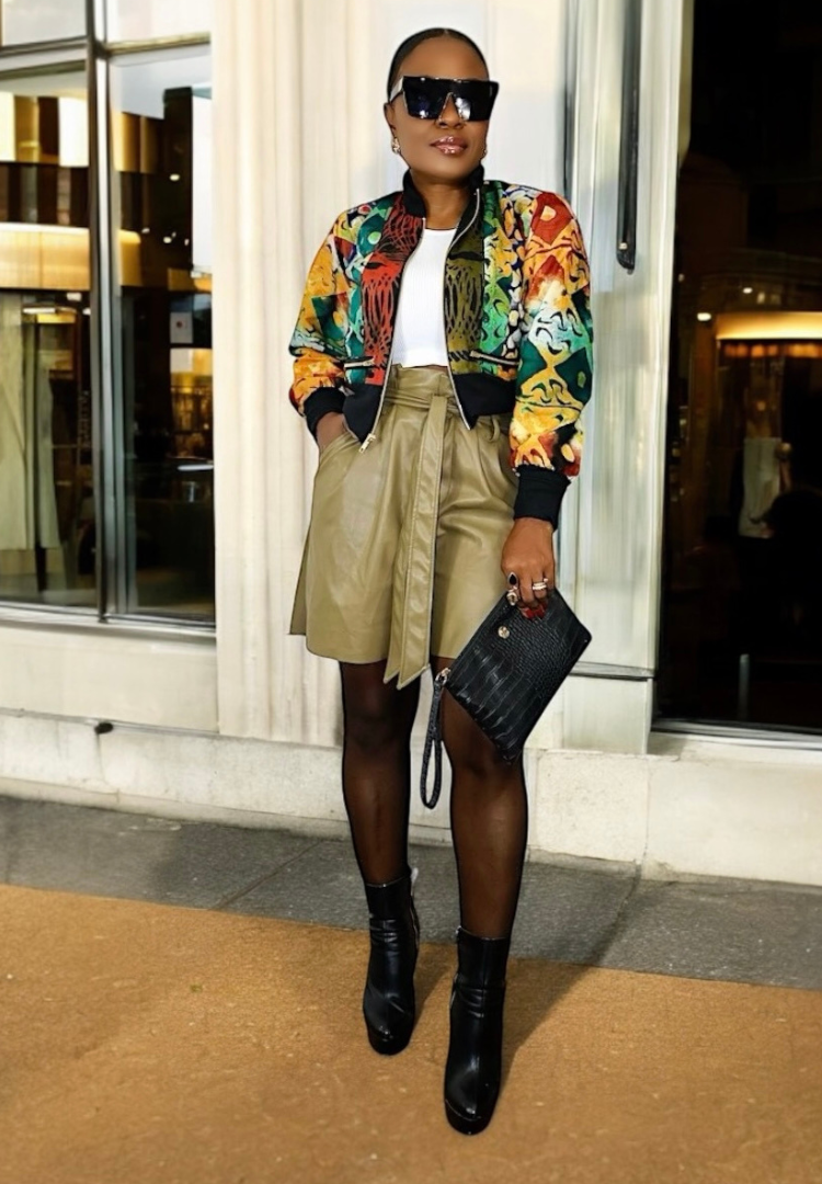 Batik Patched | Bomber Jacket – ALYSON AMBER